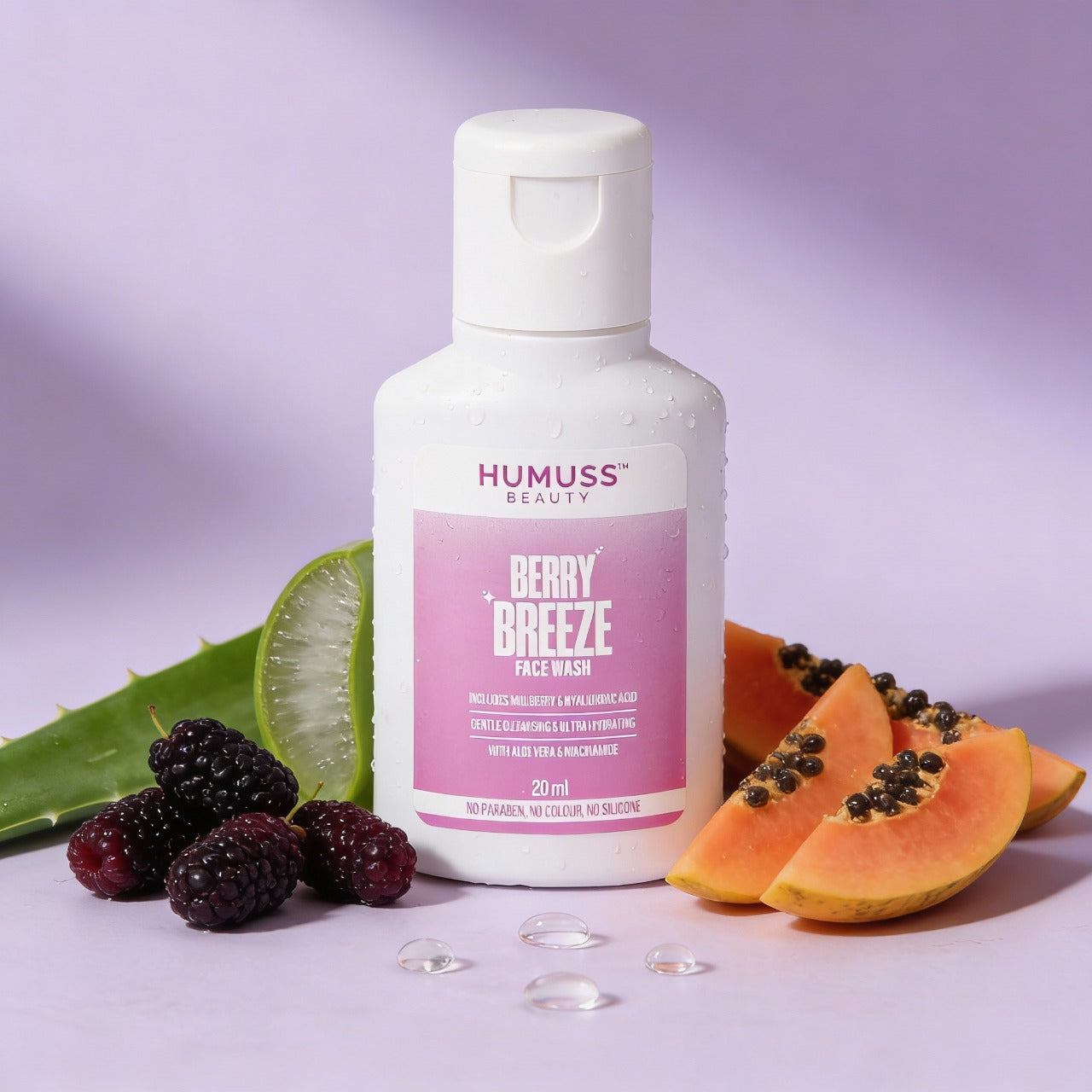 Berry Breeze Face Wash Tester 20g for Clear Hydrated Glowing Skin ...