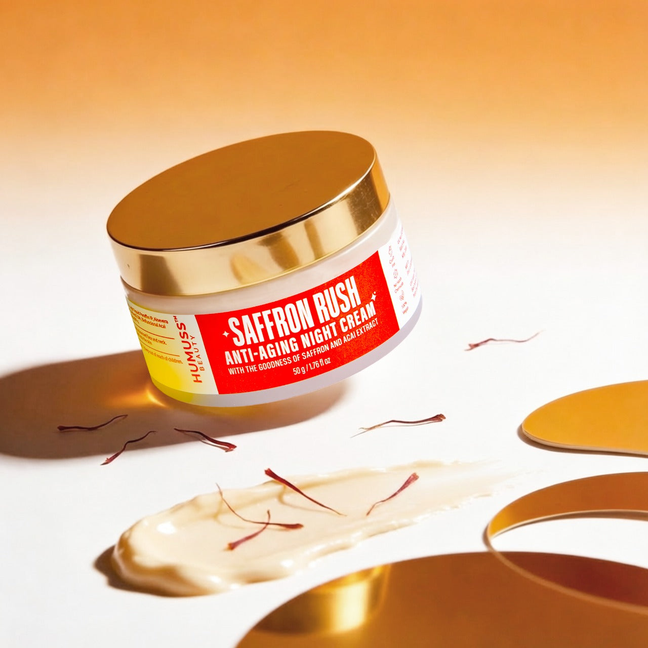 Saffron Rush - Anti-Aging Saffron Night Cream | Humuss Beauty